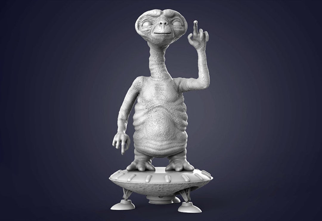 ET the Extra Terrestrial 3D Model STL File ET the Extra - Etsy