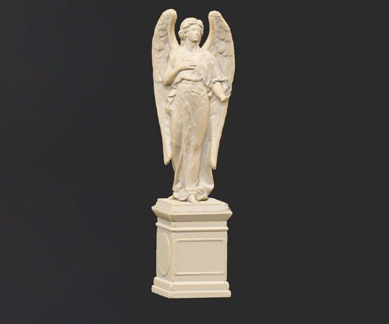 Angel 3D Model Print File Angel Figure Stl Angel Statue Stl - Etsy