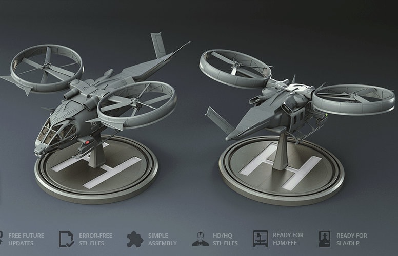 Avatar Aerospatiale SA-2 Samson 3D Model STL File - Etsy