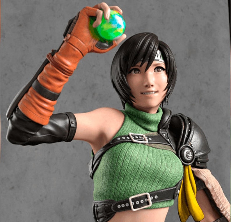 Final Fantasy Yuffie Kisaragi 3D Model STL File Yuffie - Etsy Canada
