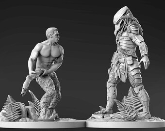 Predator Diorama Stl - Etsy