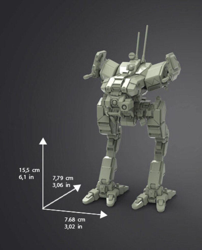 MWO Locust 3D Model STL File Mech Warrior Online Locust - Etsy