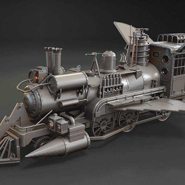 Model Train Stl File - Etsy