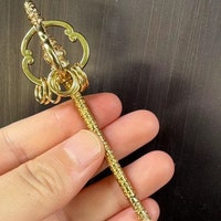 Long Buddhist Stick Monk Staff Khakkhara Japanese Traditional SHAKUJO ...