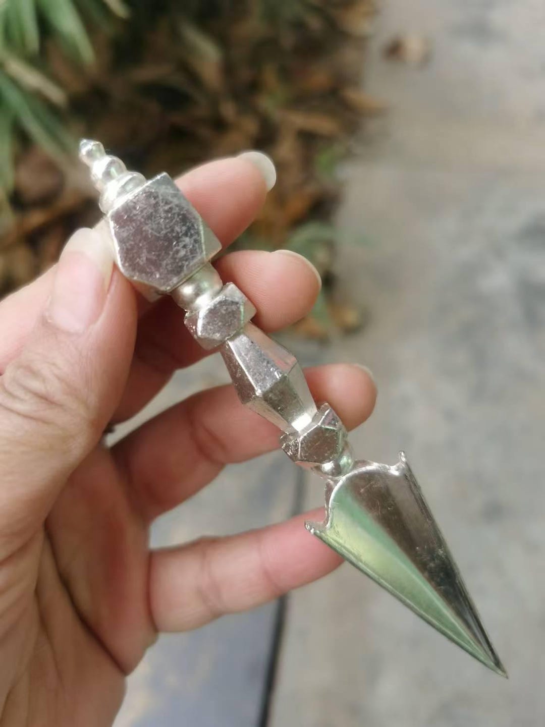 Vintage White Copper Vajra Phurba Creative Handmade Buddha Vajra ...