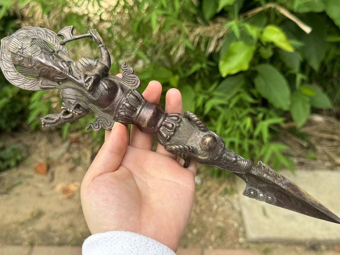 Lage Phurba Copper Dorje Buddhism Vajra Phurba Amulet,tibetan Buddhist ...