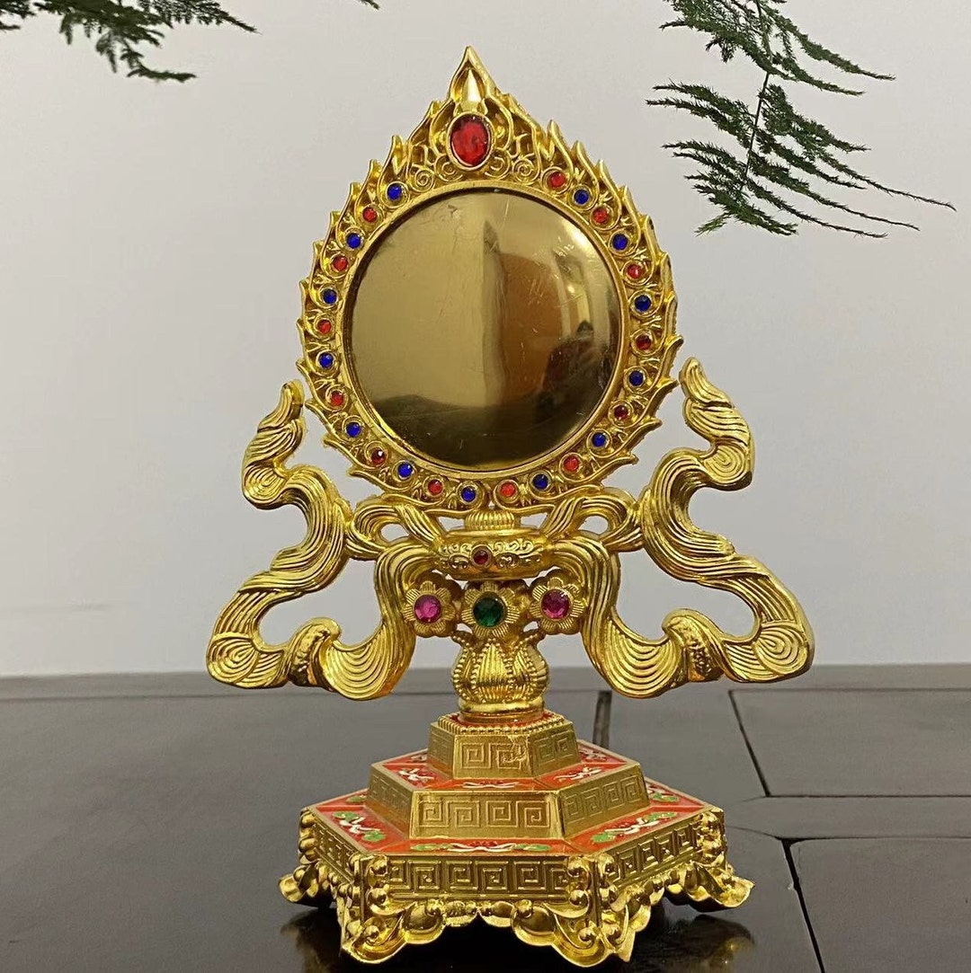 Tibet Zhunti Mirror, Copper Mirror, Buddhist Supplies, Fengshui Pendant ...