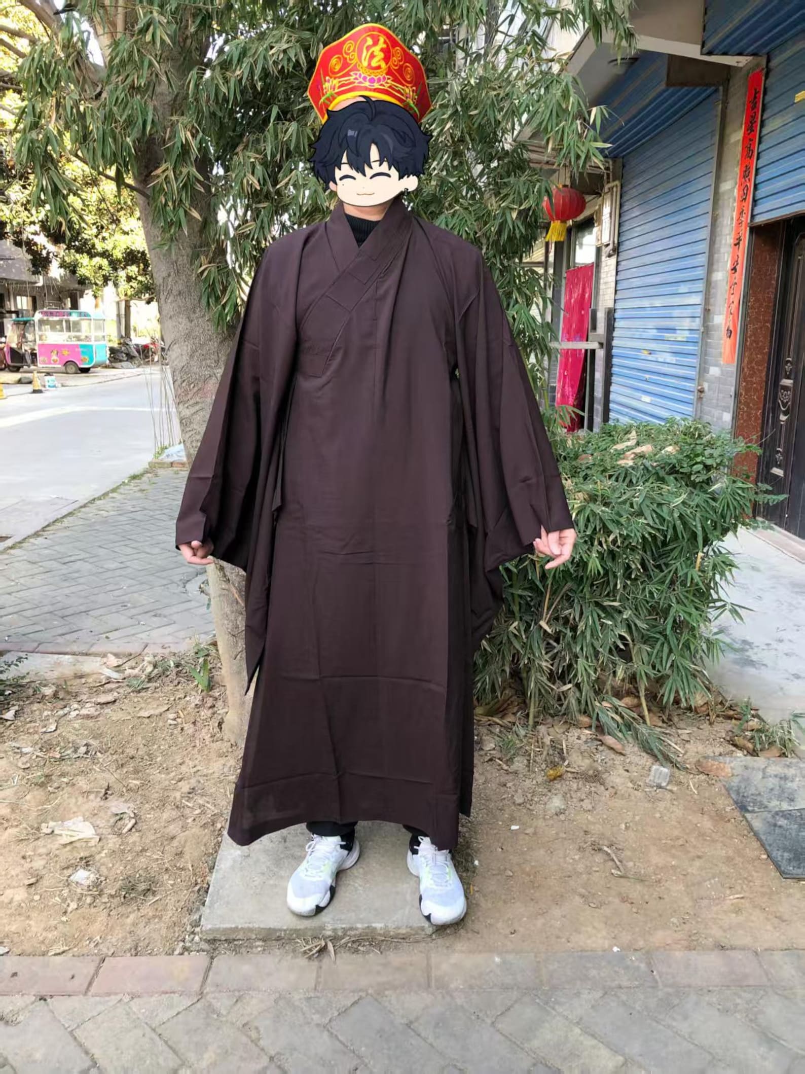 Monk Robe, Linen Kaftan, Long Linen Robe, Summer Buddhist Shaolin Monk ...