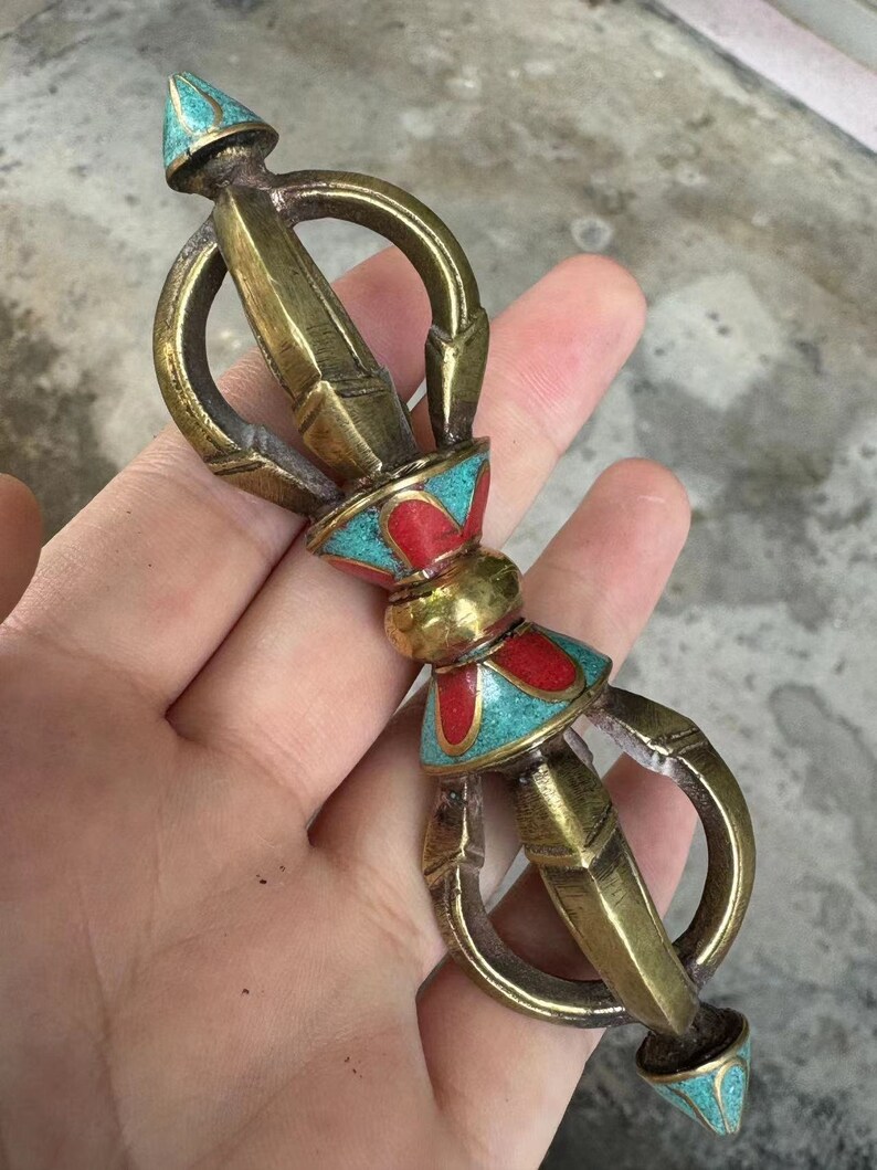 Pure Copper 5 Vajra,handmade Buddha Vajra Handicraft Collection ...