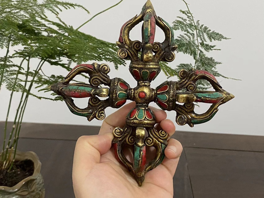 Tibet Gilt Phurpa Dorje Phurpa Pestle Vajra Talisman Pendant - Etsy