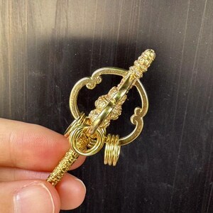 Miniature Ksitigarbha Buddhist Monk Staff, Mini Sceptre Wand Buddhism ...