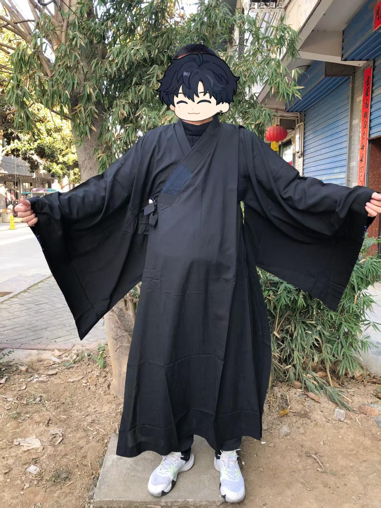 Monk Robe, Linen Kaftan, Long Linen Robe, Summer Buddhist Shaolin Monk ...