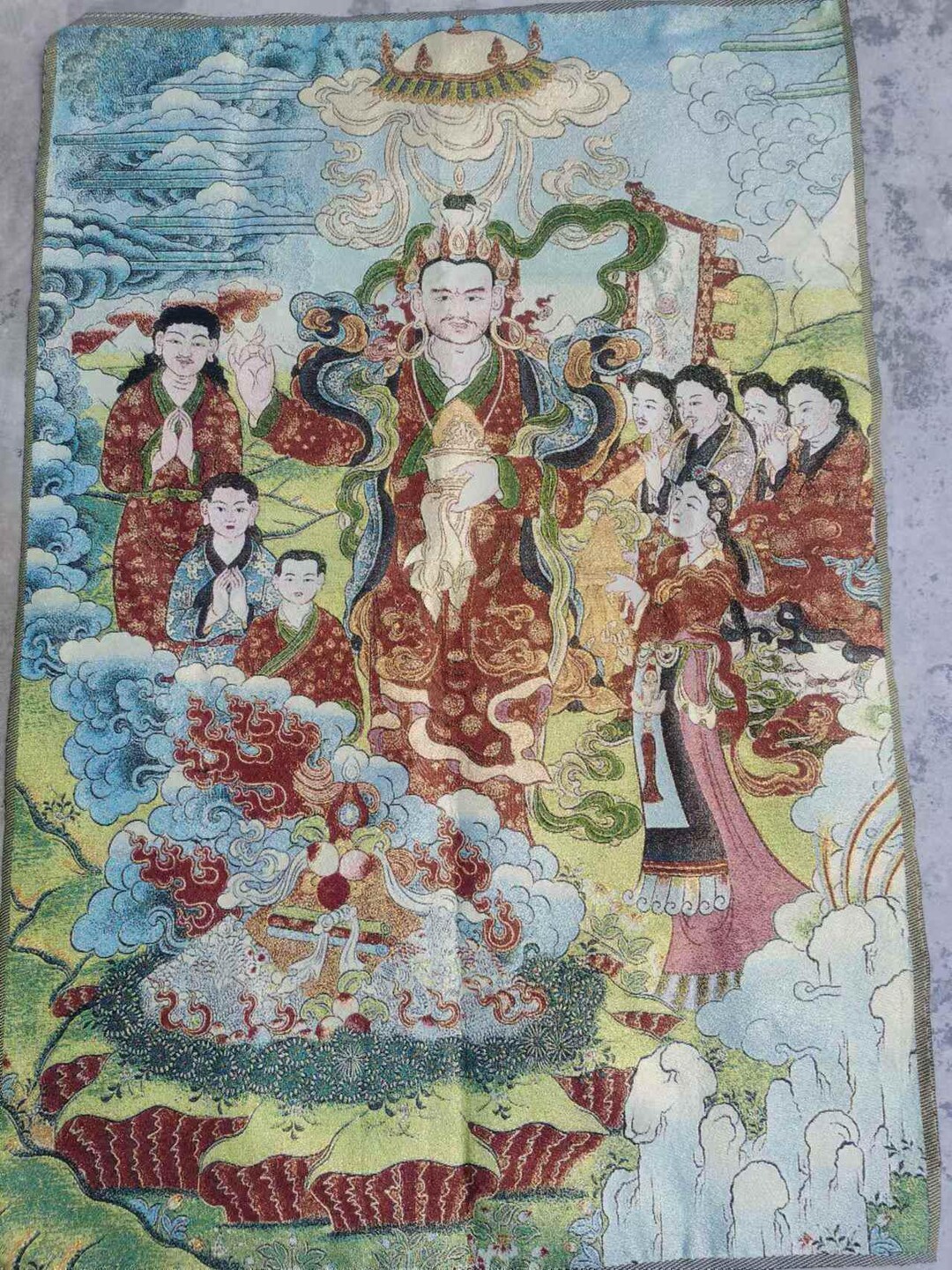 35" ,tibetan Buddhist Scriptures Exquisite Thangka Painting,nepal ...