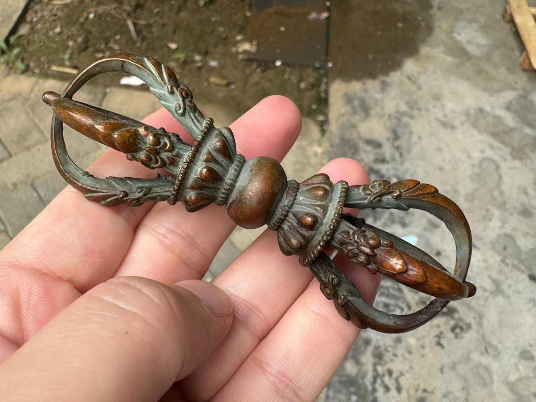 Copper Vajra Phurba Creative Handmade Buddha Vajra Meditation ...