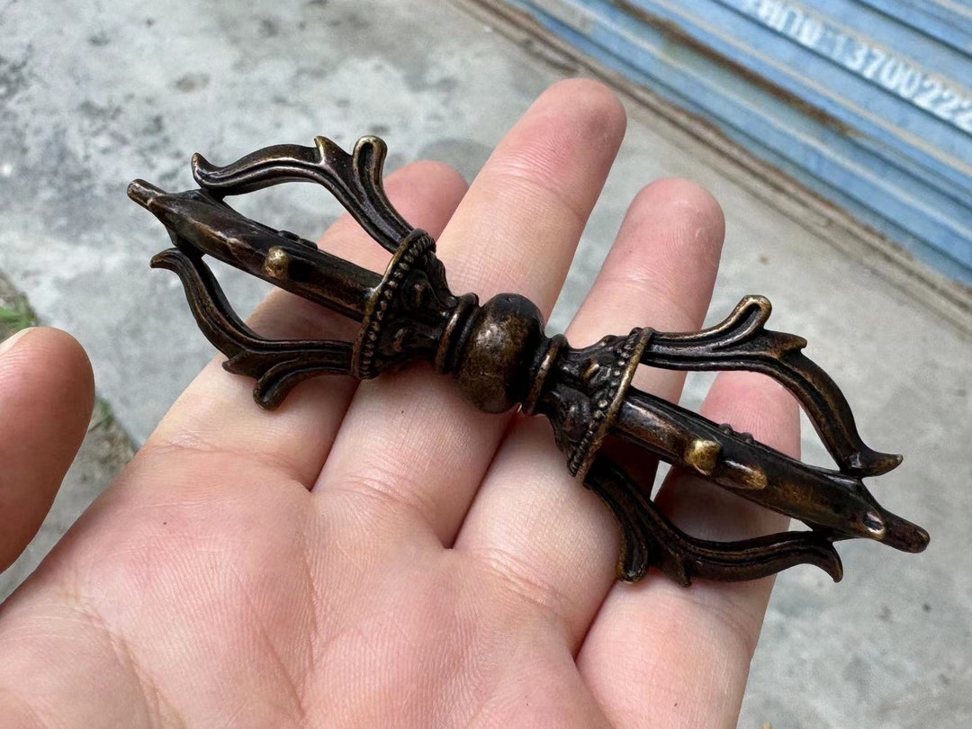 Pure Copper Vajra Phurba Creative Handmade Buddha Vajra Meditation ...