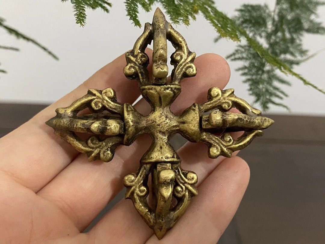 Pure Copper Vajra,creative Handmade Buddha Vajra Handicraft Collection ...