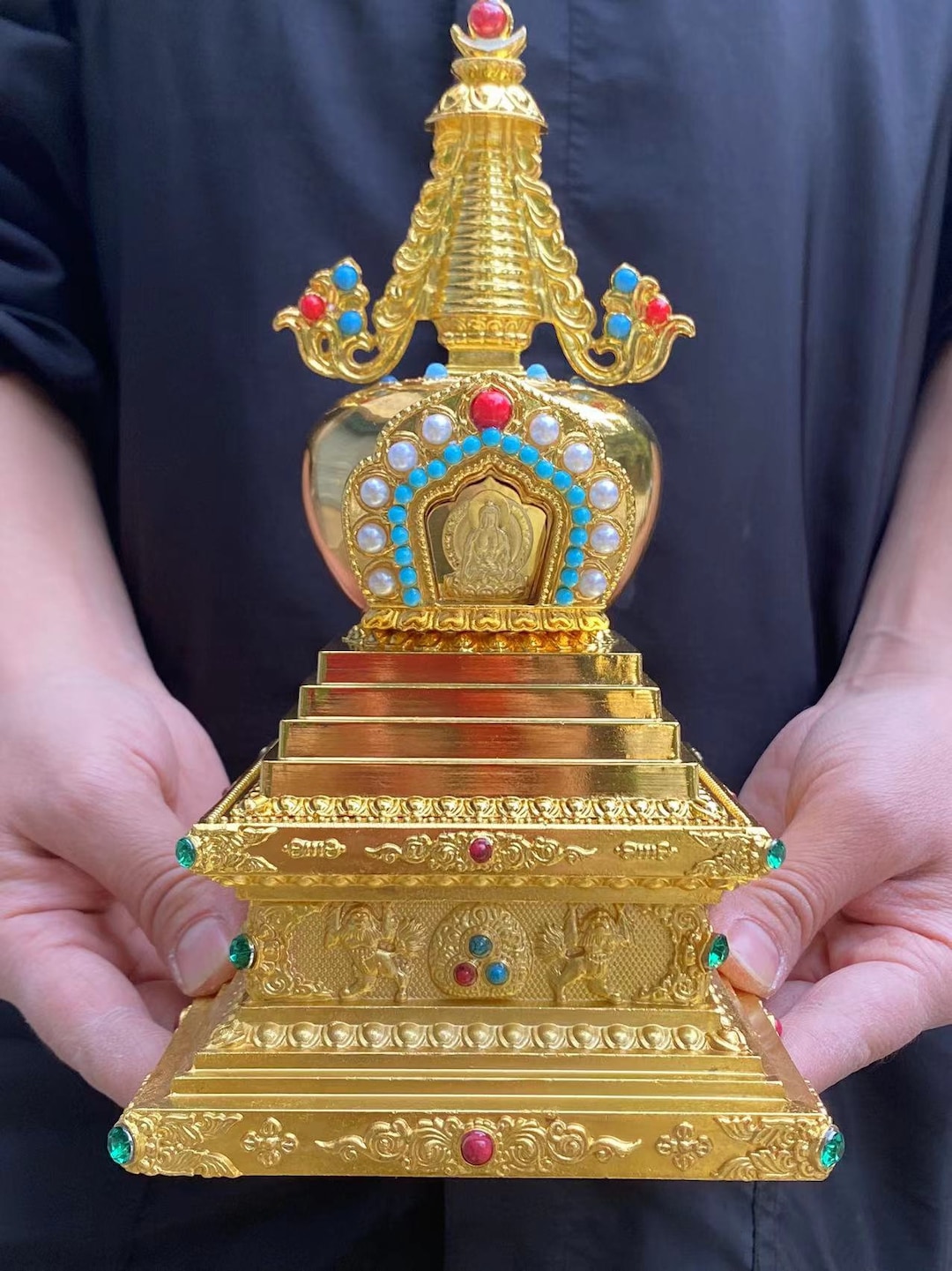 Nepal Handcrafted Buddha Stupa,buddhist Tibetan Buddhist Chorten ...