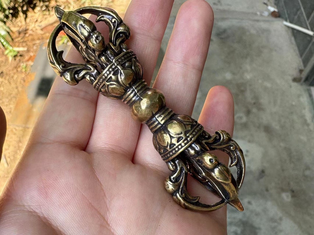 Copper Vajra Phurba Pestle Handmade Buddha Vajra Handicraft Collection ...