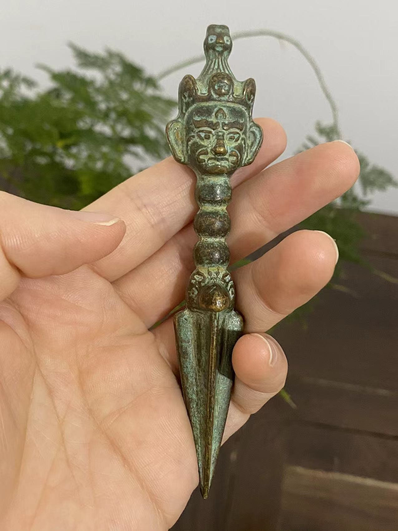 Copper Phurba Mascot Buddhism Vajra Phurba Amulet,tibetan Buddhist ...