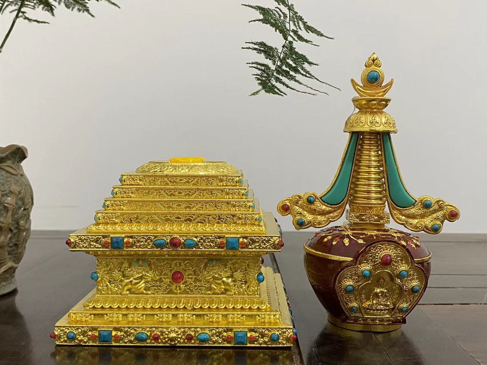 Tibetan Nepal Buddhist Tower Decoration Temple Sakyamuni - Etsy