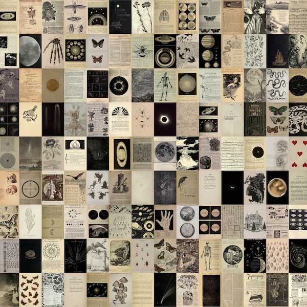 Grunge Wall Collage - Etsy