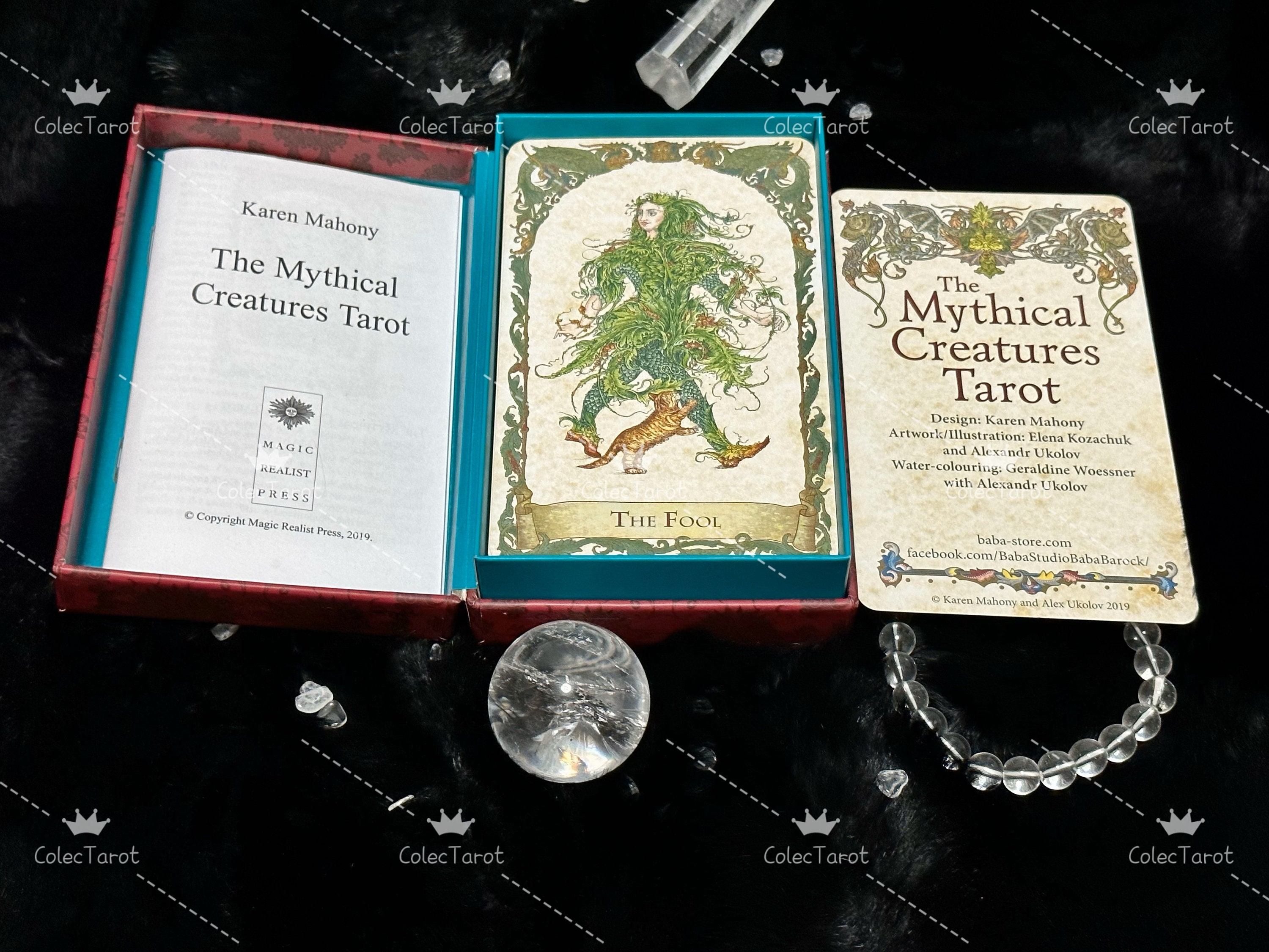 OOP&RARE the Mythical Creatures Tarot Gilded and Water - Etsy