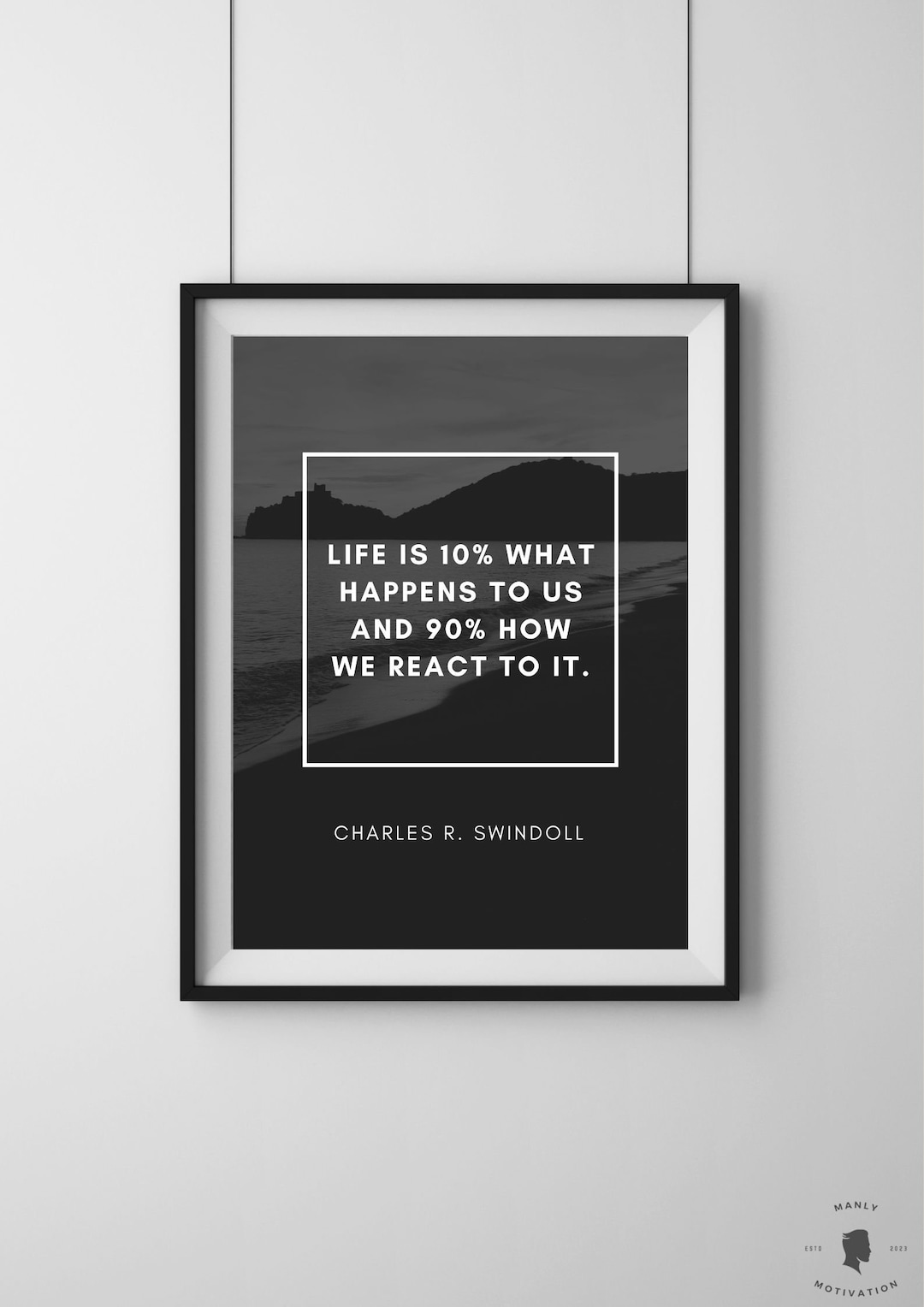 Motivational Quote Print, Positive Mindset Office Decor (digital ...