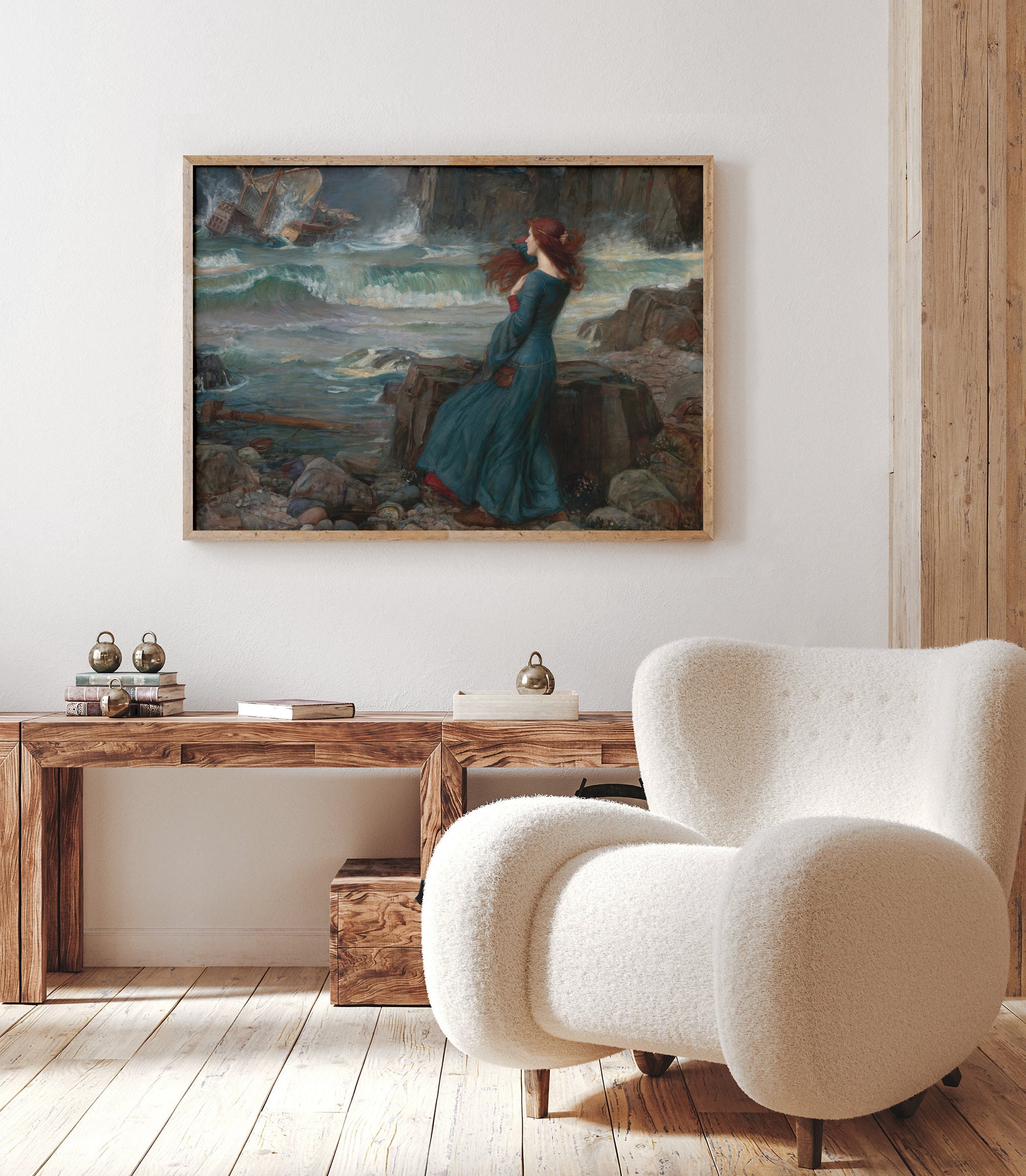 Miranda the Tempest Pre-raphaelite Art Poster by John William ...