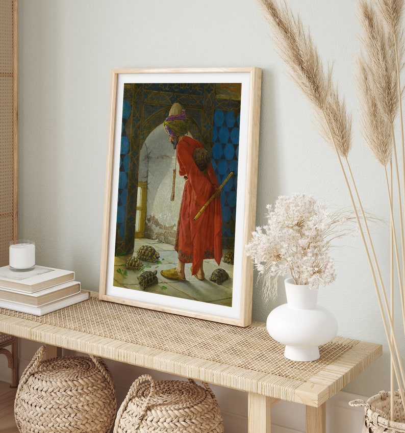 The Tortoise Trainer Poster Osman Hamdi Bey Painter of the Ottoman ...