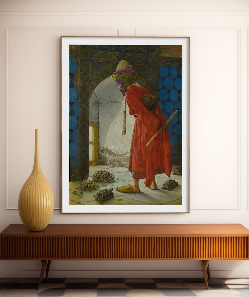 The Tortoise Trainer Poster Osman Hamdi Bey Painter of the Ottoman ...