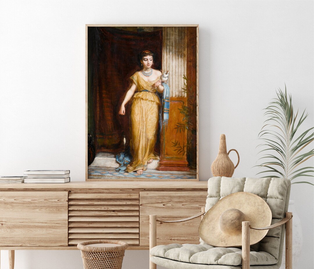 The Spinner Pre-raphaelite Art Poster by John William Waterhouse - Etsy