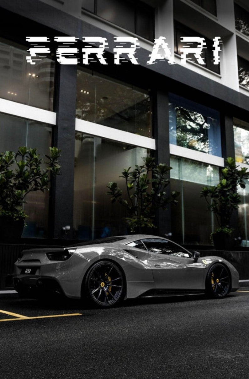 Ferrari Posters Digital Download Hyper Car Poster Super Car Print Art ...