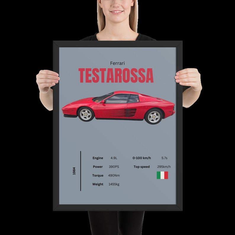 Ferrari Testarossa Digital Download / Ferrari Testarossa Poster ...