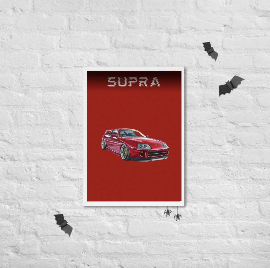 Toyota Supra | Toyota Supra Mk4 | Toyota Supra Poster | Toyota Supra ...
