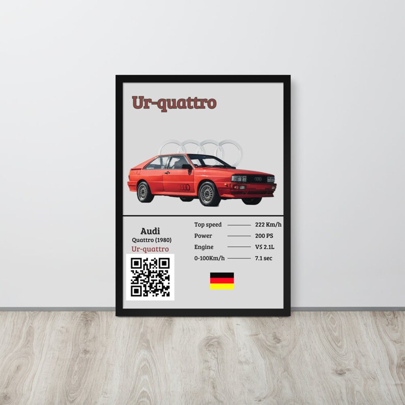 Audi 80 / Audi Quattro / Classic Car / Audi Urquattro / Digital ...