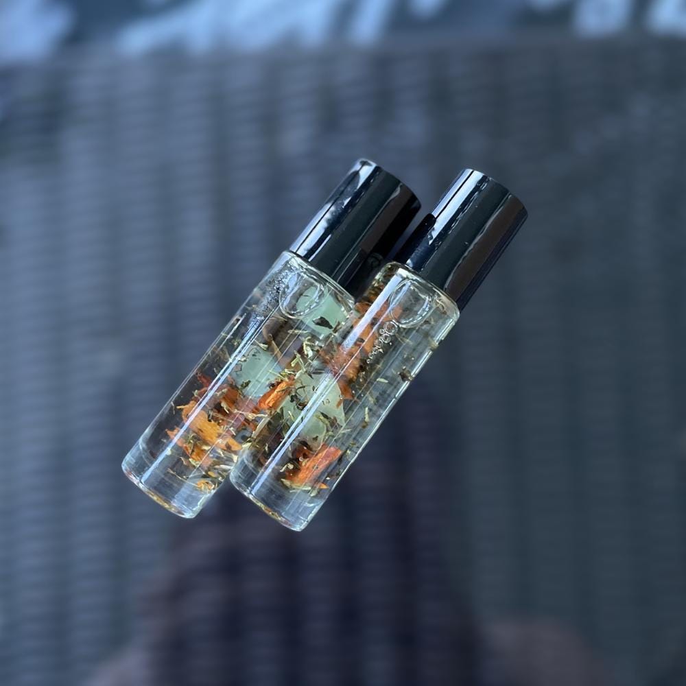 Essential Oil Roll-on | Blank | Unlabeled Crystals/herbs Essential ...