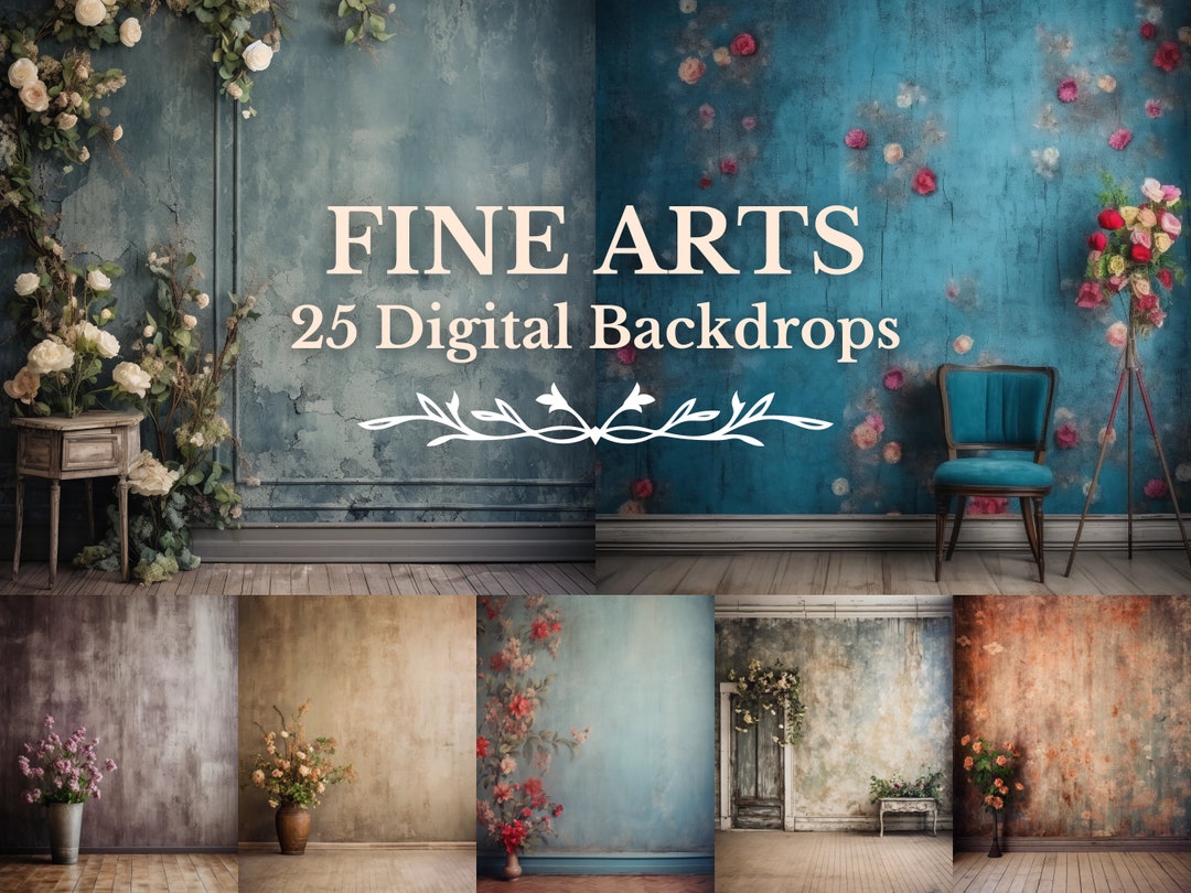 25 Fine Art Textured Digital Backdrops, Maternity Boudoir Backdrop ...