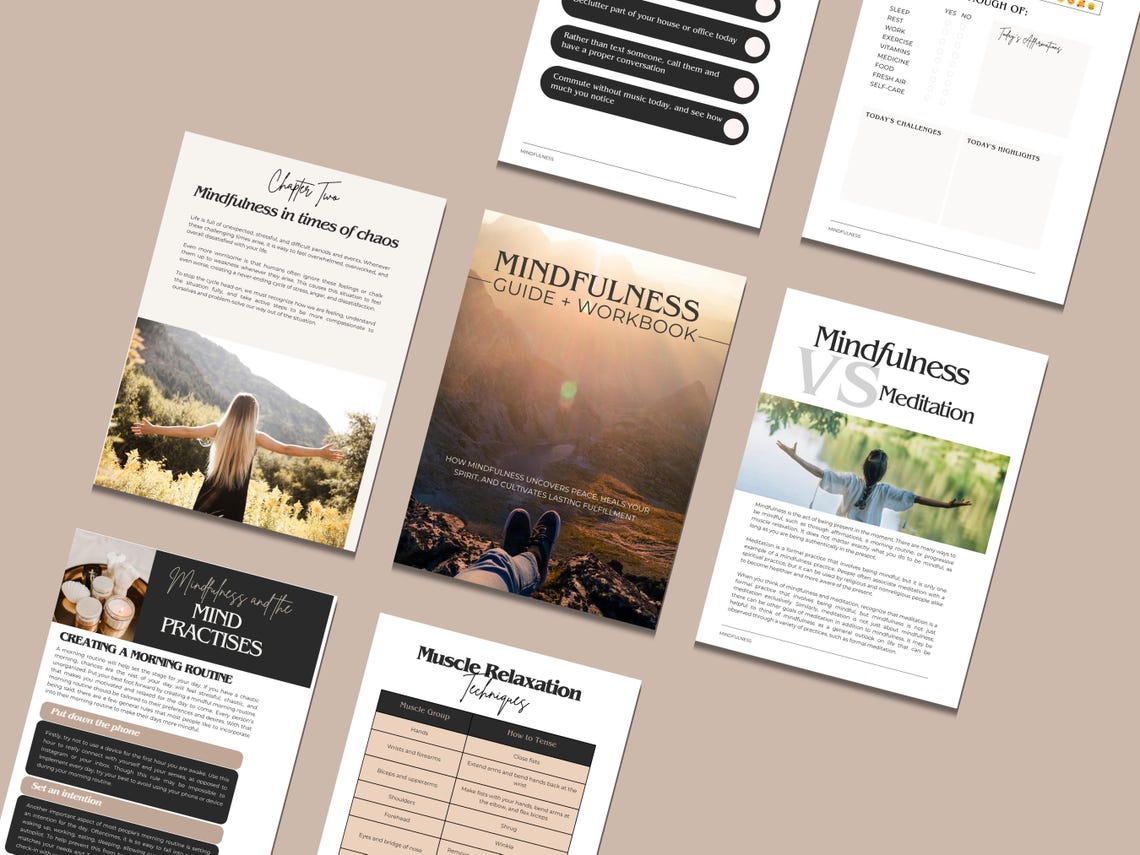 The Mindset Bundle: 6 Growth Guides & Workbooks W/master Resell Rights ...