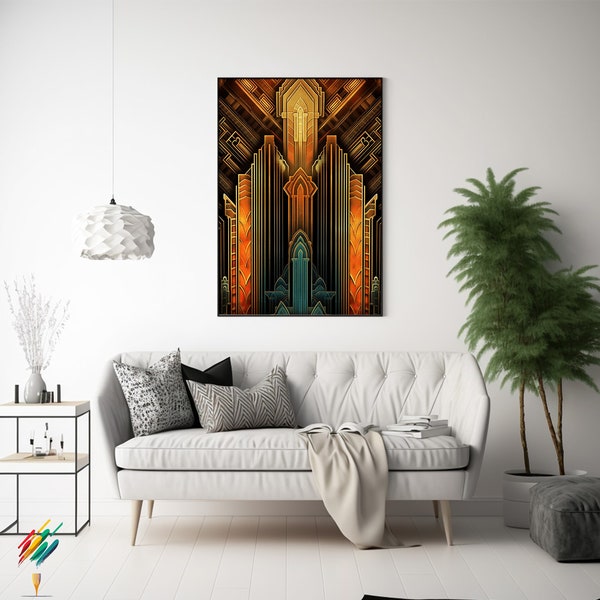 Art Deco Prints - Etsy