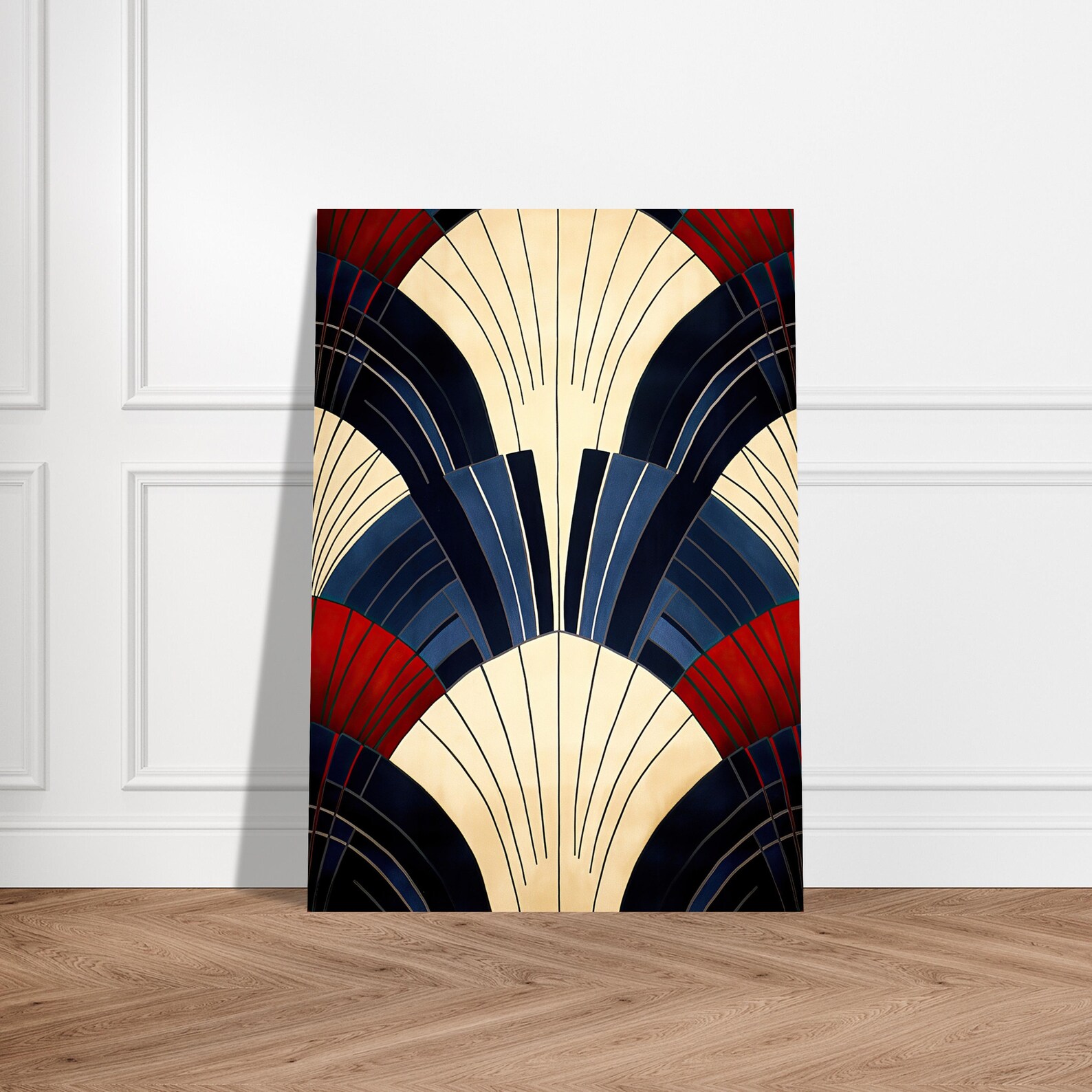 1920s Wall Art Navy Blue & Gold Art Deco Wall Art 1920s Art - Etsy