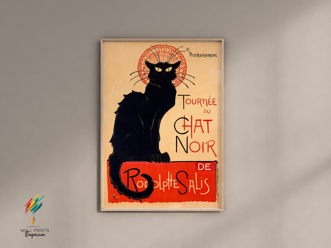 Vintage French Burlesque Art Print, Art Nouveau Advert Print Poster ...