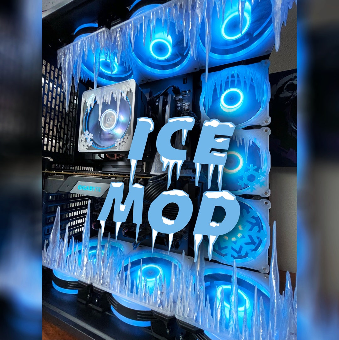 Ice Mod RGB Fan Frame Cover: 3D PC Gaming Accessories - Etsy