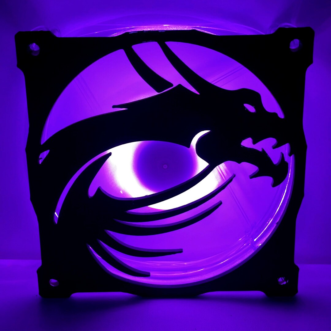 MSI Logo Fan Cover 120mm RGB Fan Grill Custom 3D Printed - Etsy