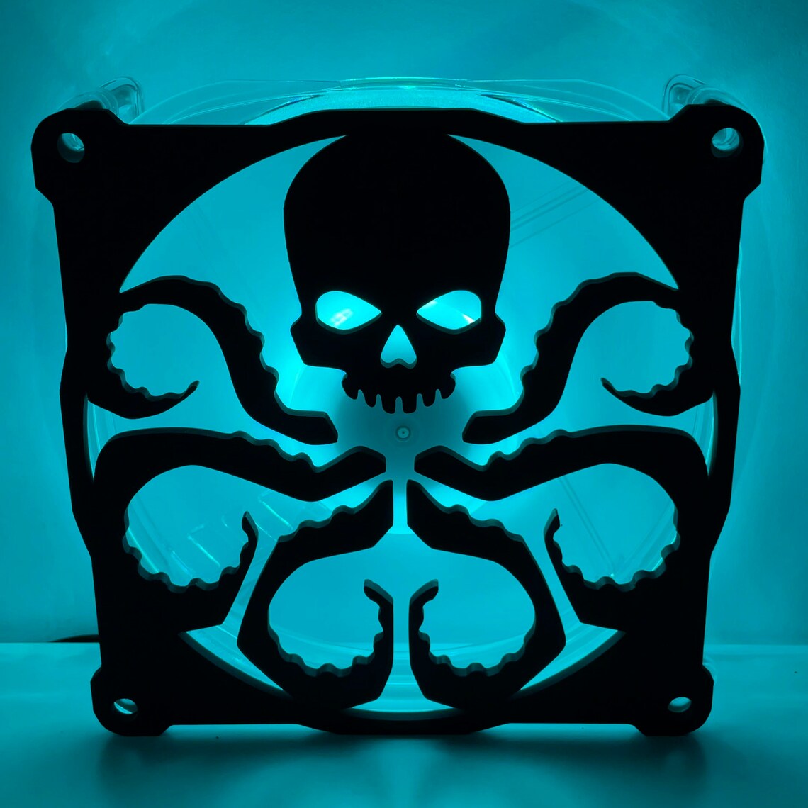 HYDRA RGB Fan Grill: Custom 3D Printed PC Mod - 120mm - Etsy