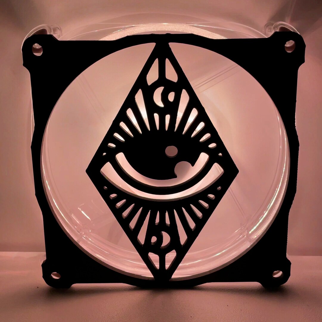 Ethereum Eye Fan Grill: 120mm RGB PC Mod Cover - Etsy