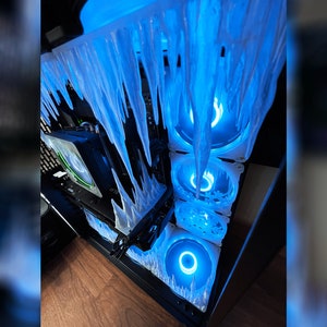 Ice Mod RGB Fan Frame Cover: 3D PC Gaming Accessories - Etsy