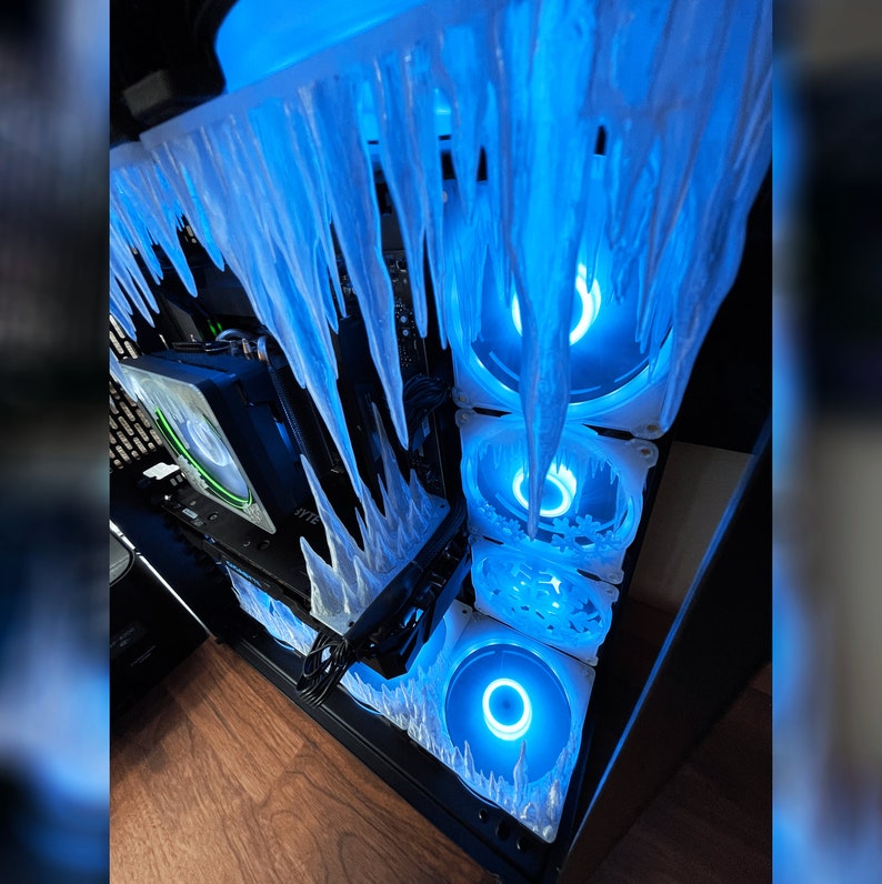 Ice Mod RGB Fan Frame Cover: 3D PC Gaming Accessories - Etsy