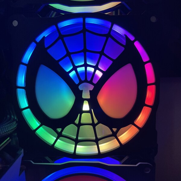 Spiderman Pc Fan Cover Shroud - Etsy