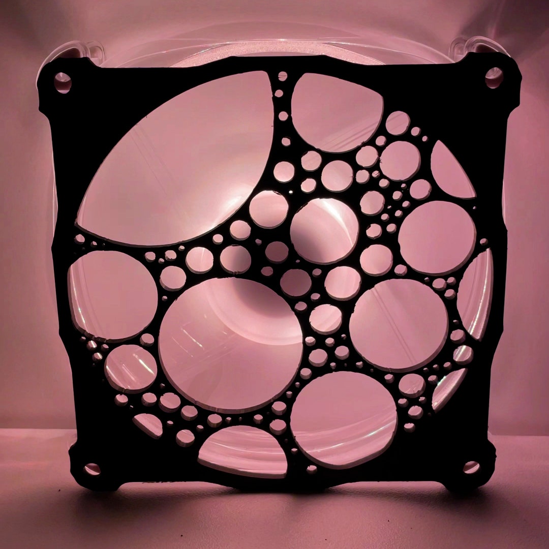 Plague Inc Fan Cover 120mm RGB Fan Grill Custom 3D Printed Gaming PC ...