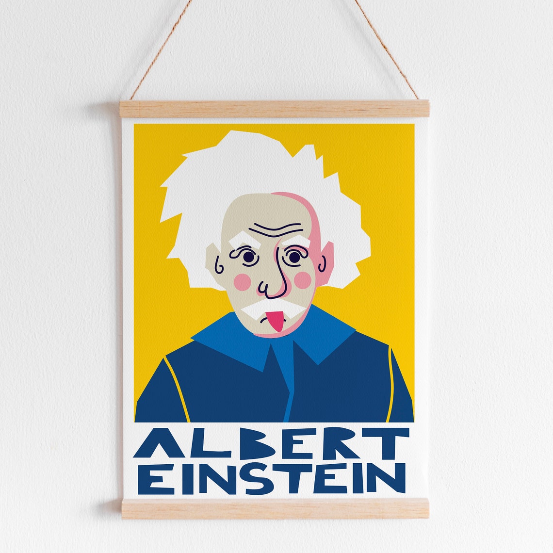 Albert Einstein Printable Art, Einstein Poster, Einstein Art Print ...